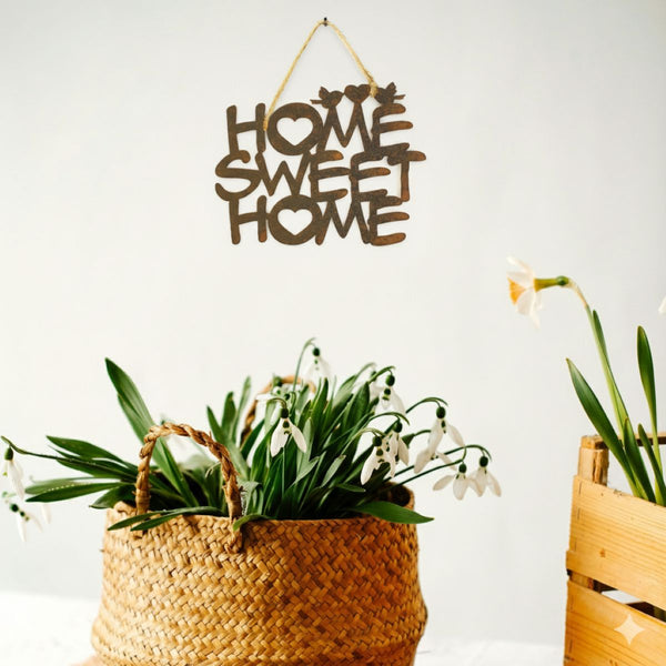 Metal Home Sweet Home Wall Sign | Design to Fab