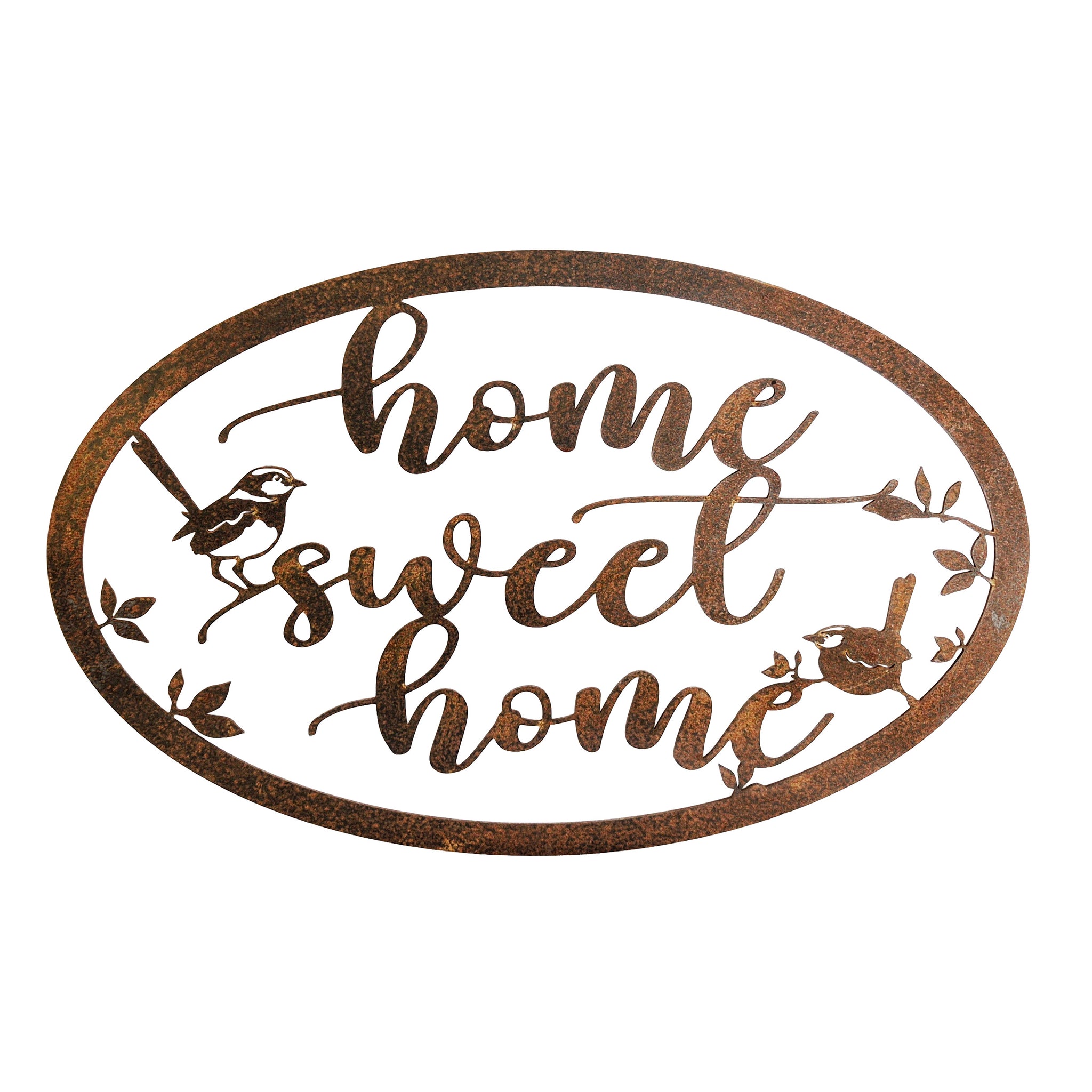 Home Sweet Home Wall Sign with Wrens | Design to Fab