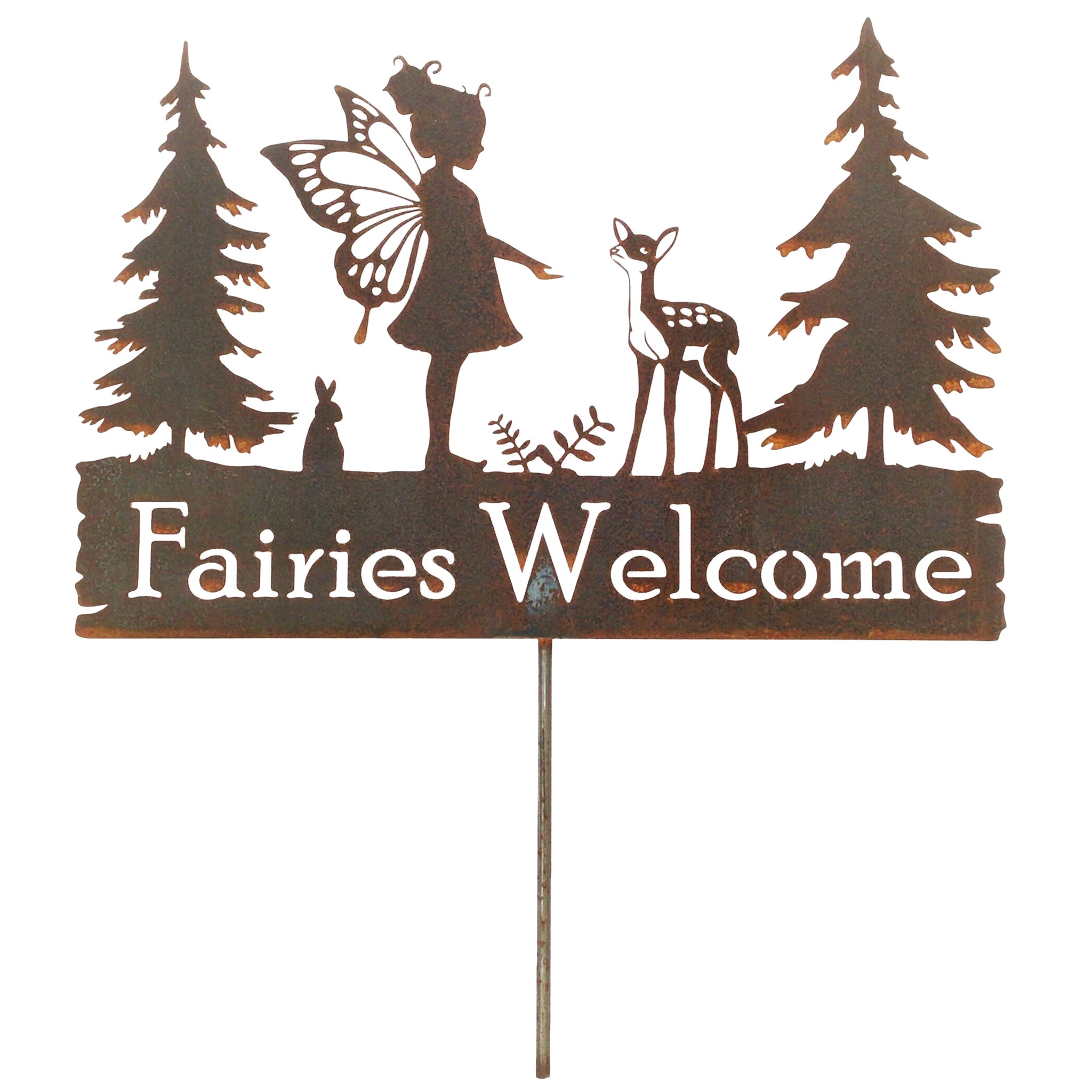 Fairy and Woodland Creature Welcome Garden Sign | Design to Fab