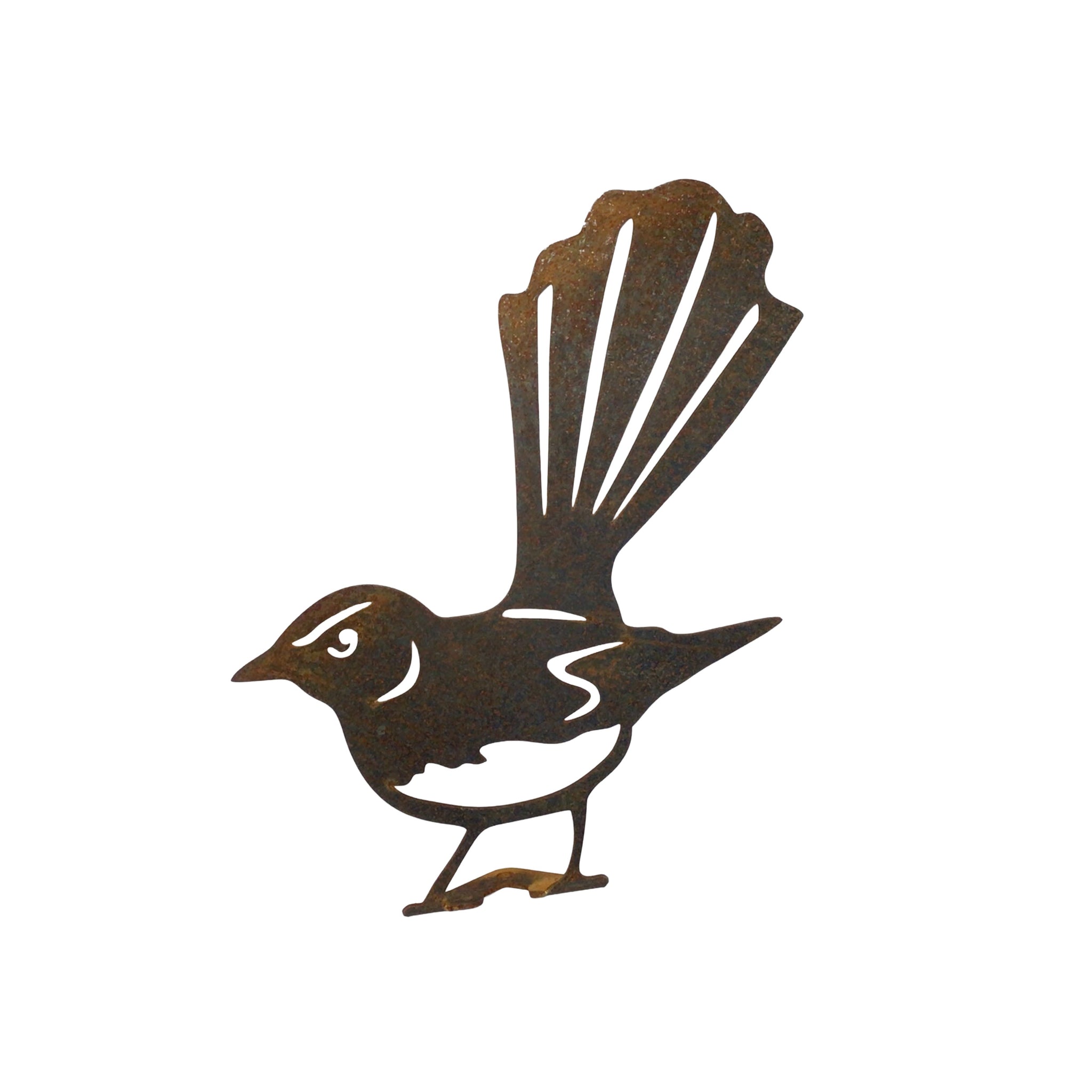 Willie Wagtail Fence Topper Metal Australian Bird | Design to Fab